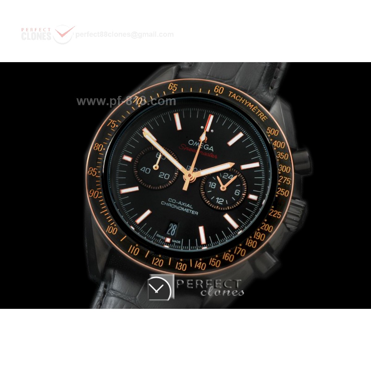 OMSP00189 Speedmaster Moon PVD/LE Black OS2Quartz - Quartz Chronograph ...