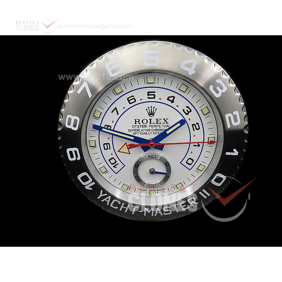 0 0 0 0 0 0 RLDC-YM2-101 Dealer Clock Yachtmaster II Style Swiss Quartz ...