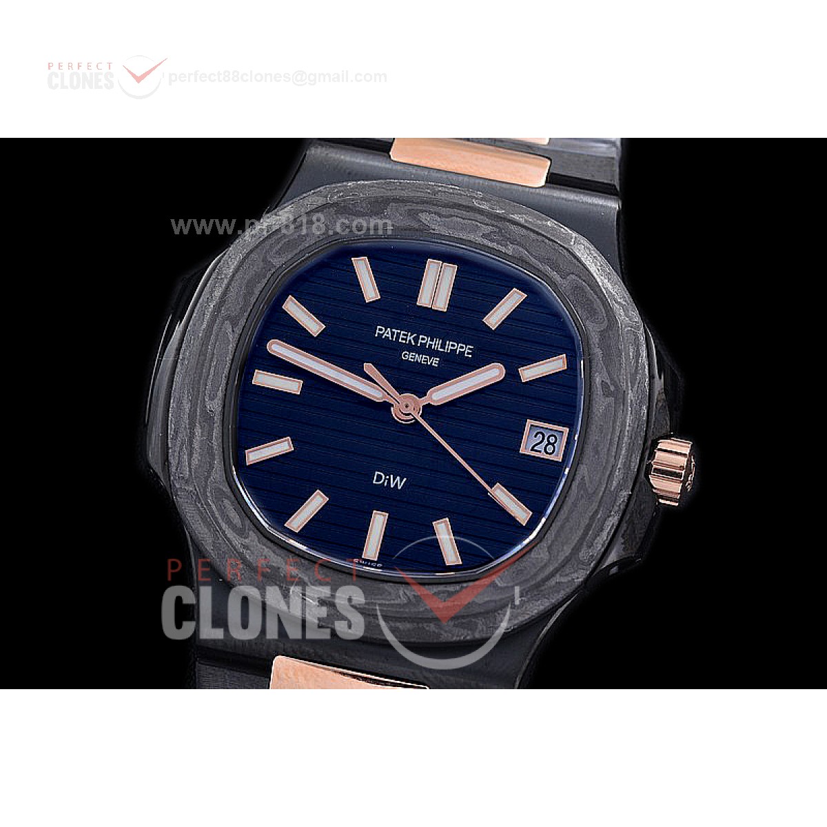 PP-DIW-112 DIW-F Nautilus 5711 DIW Black Grail Special Edition DLC/RG ...