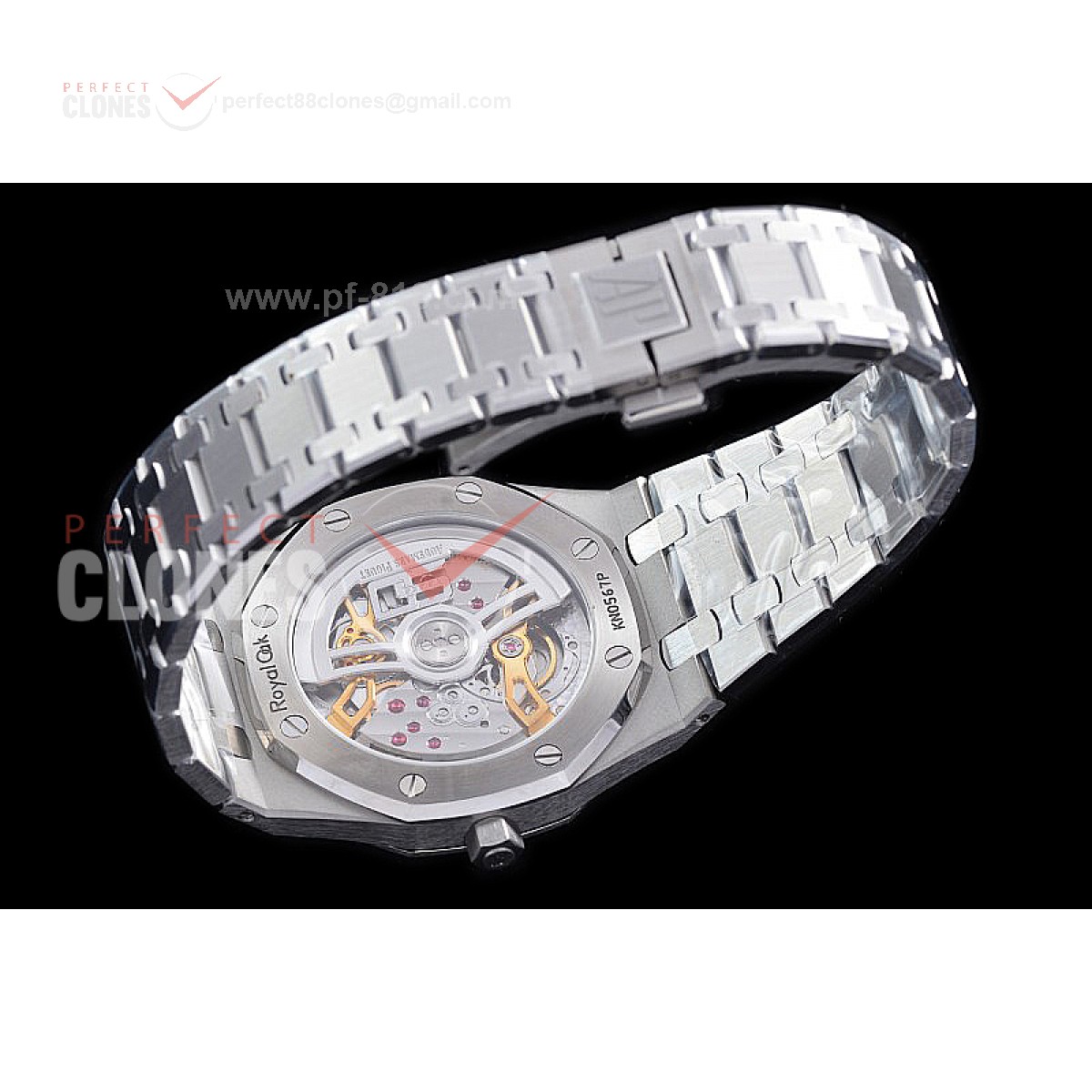 AP16202-103 ZF Royal Oak Jumbo Extra Thin Automatic 16202ST SS/SS Blue ...