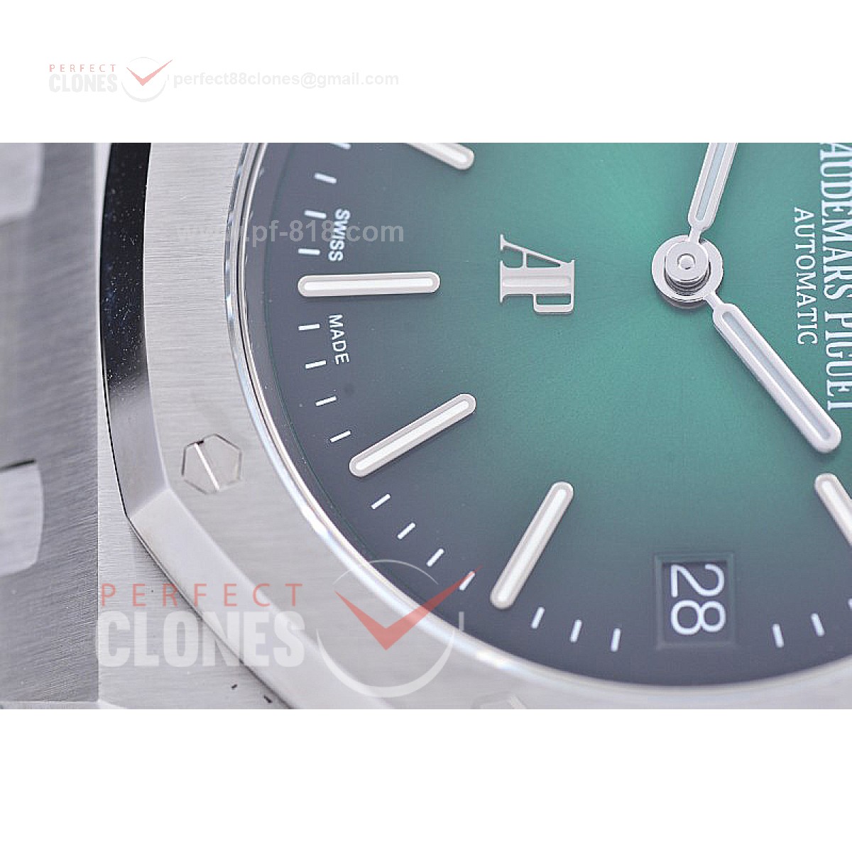 AP16202-104 ZF Royal Oak Jumbo Extra Thin Automatic 16202PT SS/SS 50th ...