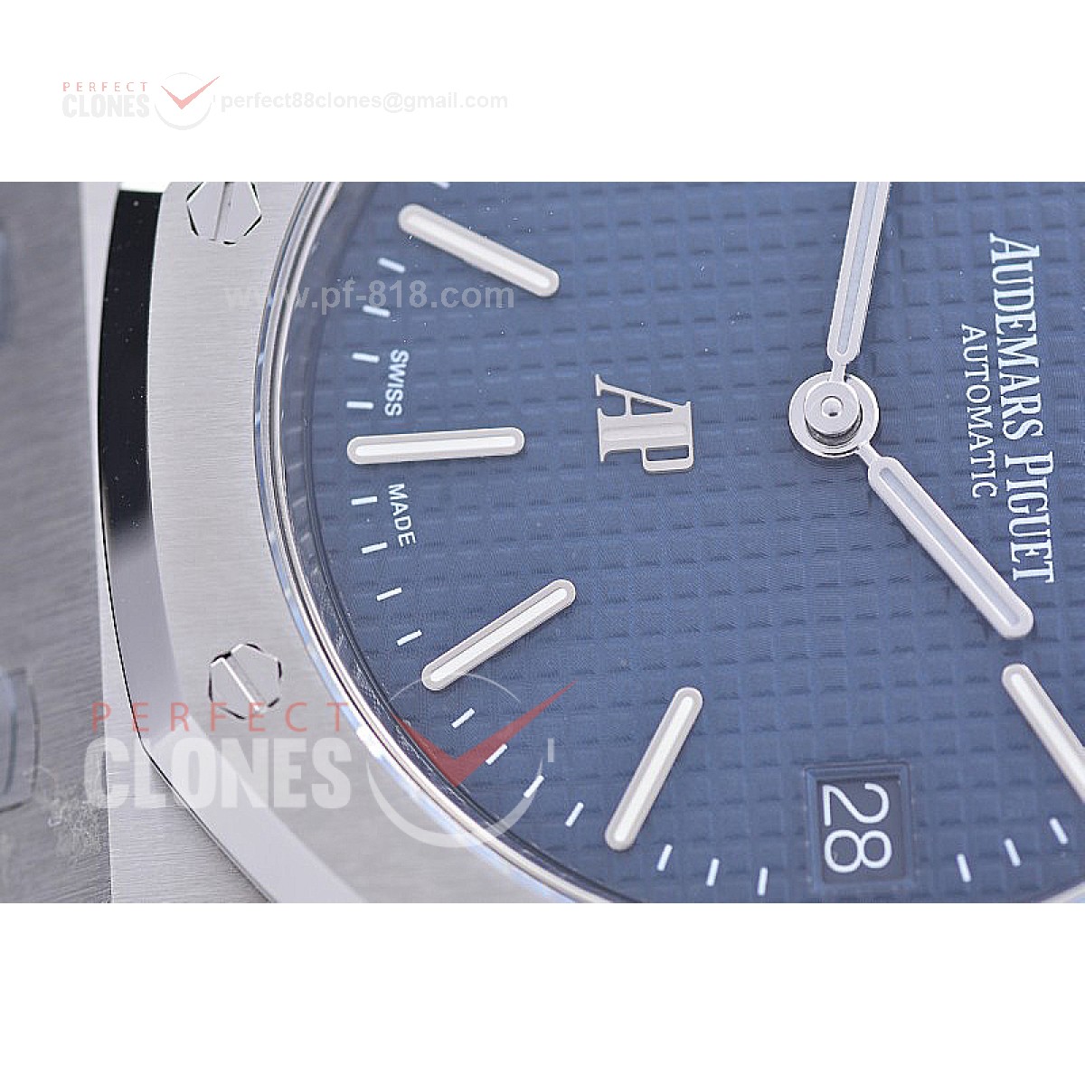 AP16202-103 ZF Royal Oak Jumbo Extra Thin Automatic 16202ST SS/SS Blue ...