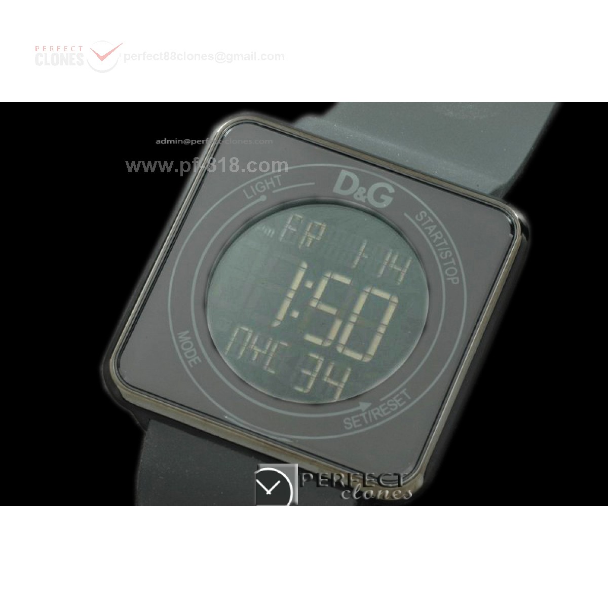 DG10001 High Contact DW0734 Black Touchscreen Original Quartz