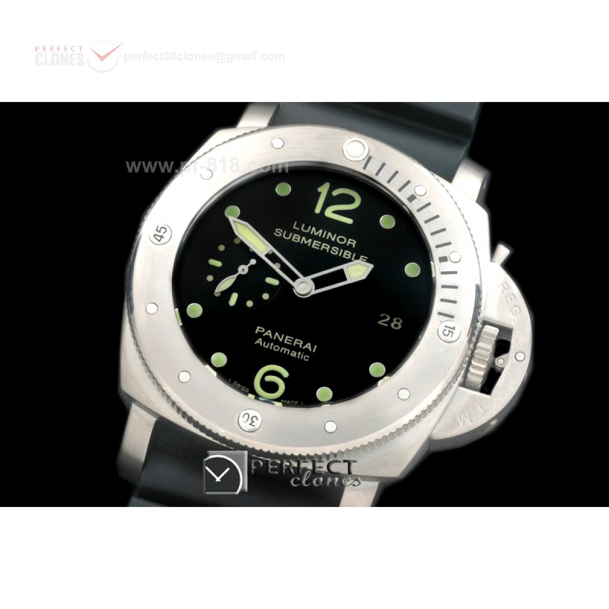 PN571P02 Pam 571 Submersible TI/LE Blk ST2555