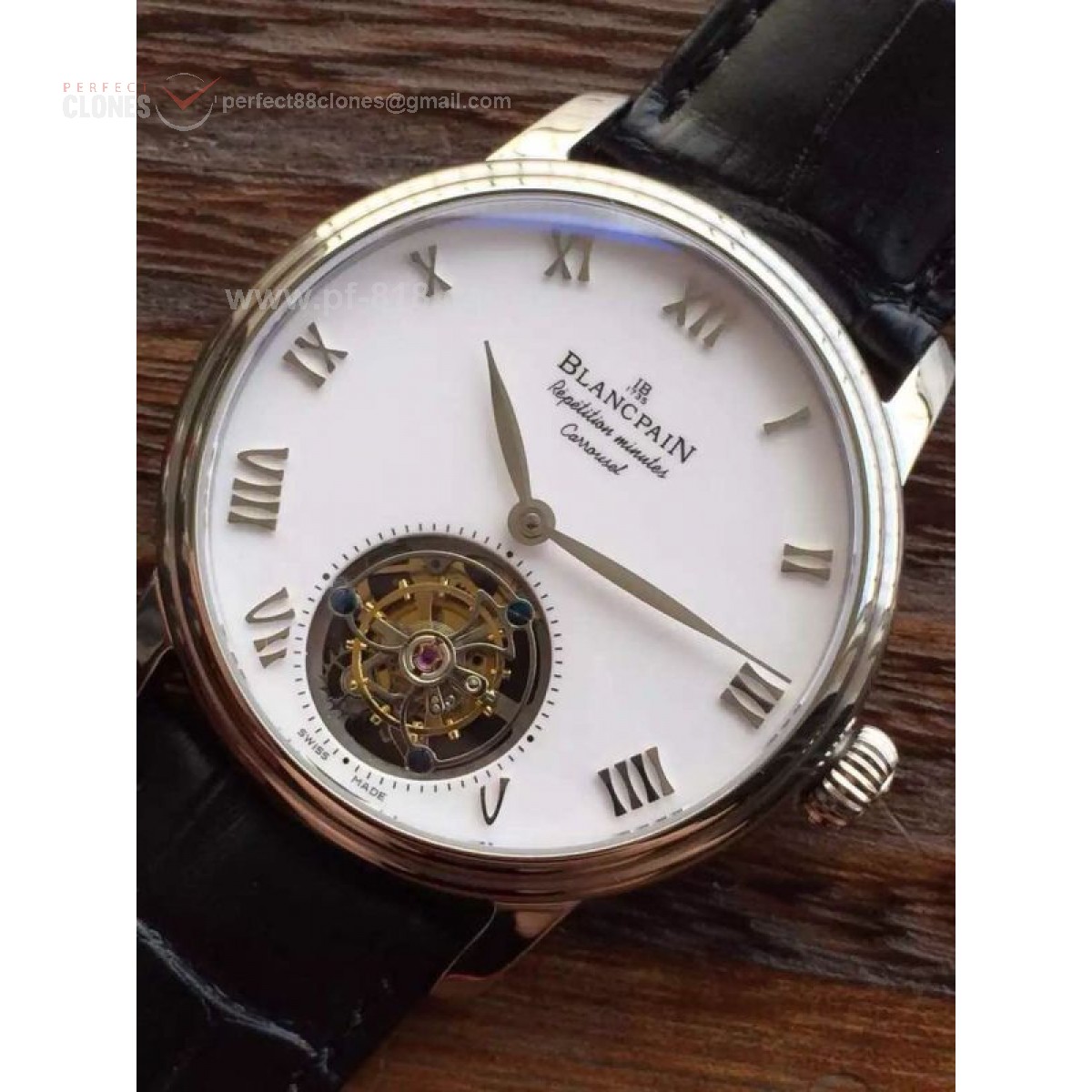 BP01001 Carrousel Tourbillon SS/LE White Flying Tourbillon - Blancpain