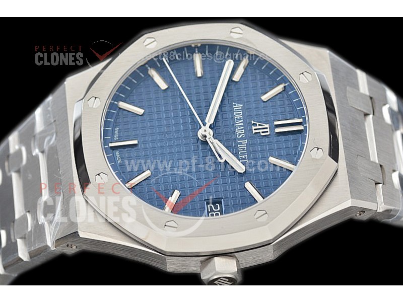 0 0 0 AP15500-053 ZF V2 AP15500ST Royal Oak Automatic SS/SS Blue Miyota Asian Clone Calibre 4302 ...