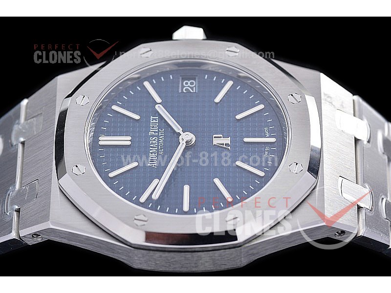 AP16202-103 ZF Royal Oak Jumbo Extra Thin Automatic 16202ST SS/SS Blue ...