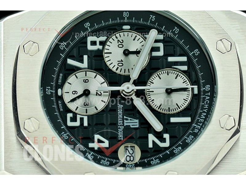 AP26400-909L Royal Oak Offshore Chronograph 26400 SS/LE Black/White ...