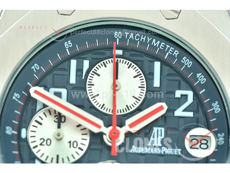 AP26400-908R Royal Oak Offshore Chronograph 26400 SS/RU Blue/White ...